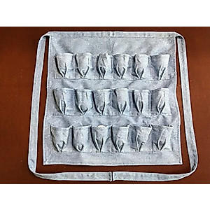 Backyard Barnyard 18 Pocket Soft Durable Denim Egg Gathering Apron FREE RUSTIC GIFT BAG INCLUDED! Collecting Chicken Duck Quail Poultry Eggs