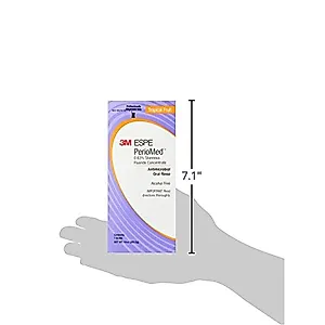 3M ESPE 12105F PerioMed 0.63% Stannous Fluoride Oral Rinse Concentrate Refill, Tropical Fruit Flavor, 10 oz. Bottle with Pump