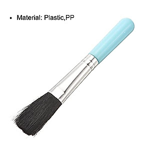 PATIKIL Succulent Cleaning Brush 2Pack 125mm Black Gardening Tools Plant Brush for Garden Blue Handle