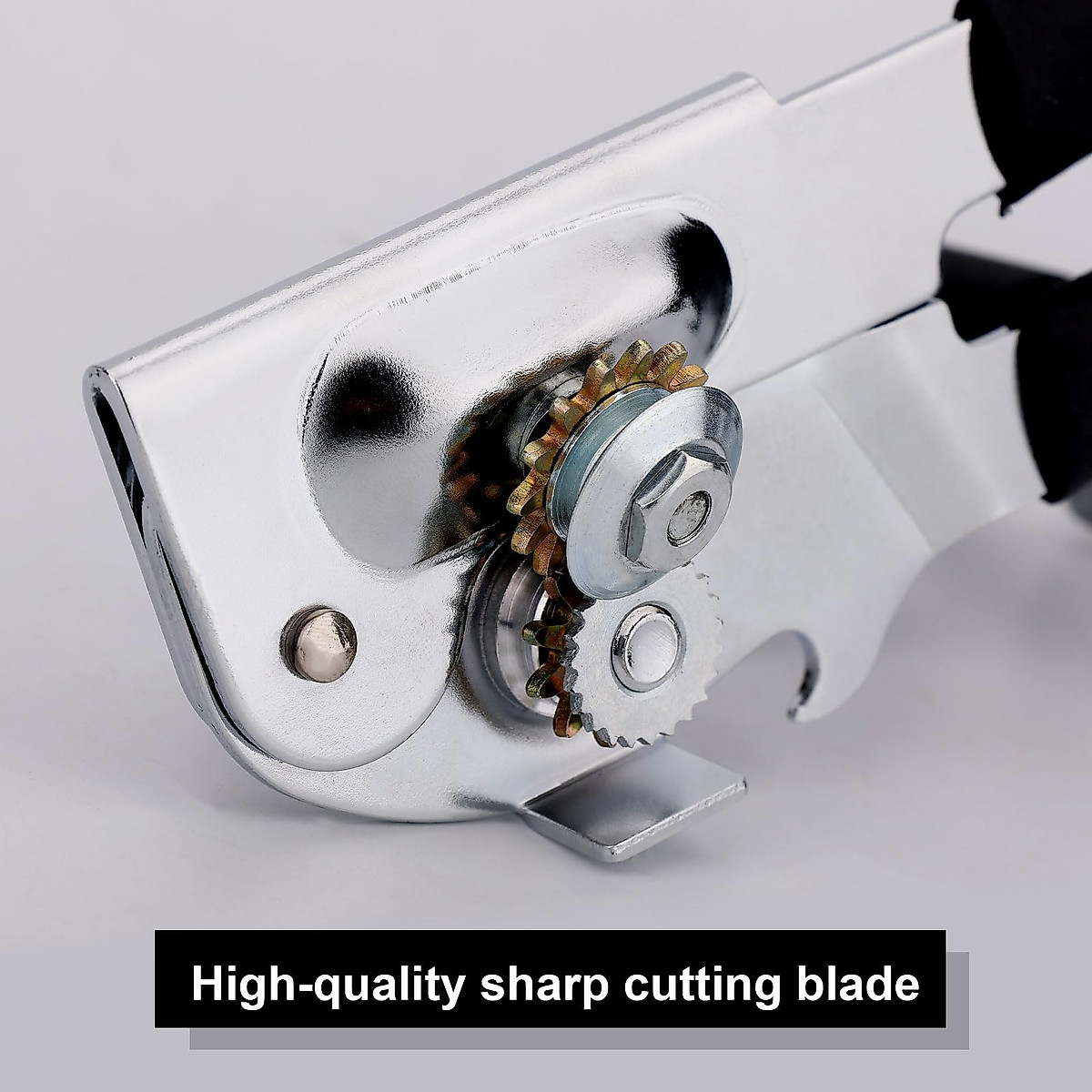 Commercial Can Opener, Stainless Steel Tin Opener,Heavy Duty Commercial Hand Can Opener Manual for Big Cans with Non-Slip Handle