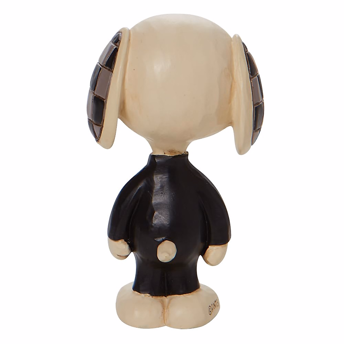 Enesco Peanuts by Jim Shore Halloween Collection Snoopy Dressed as a Skeleton Miniature Figurine- Resin Hand Crafted Painted Collectible Peanuts Snoopy Mini Figurines Home Decor Statue, 3.25 Inch
