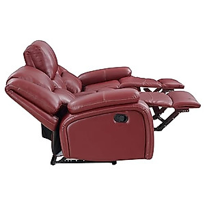 Coaster Camila Motion Sofa, Red