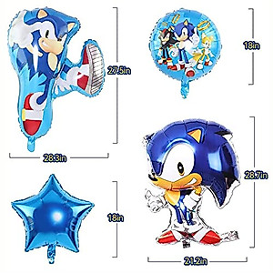 birthday balloons, party supplies boy 5th birthday balloon decoration (17pcs)