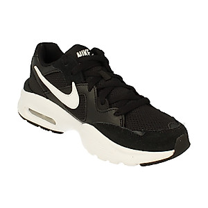 Nike Womens Air Max Fusion Running Trainers CJ1671 Sneakers Shoes (UK 4.5 US 7 EU 38, Black White 003)