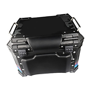 Unomor 1 Set Trunk Cushion Wear-Resistant Back pad Lumbar Support Pillow Leather Back Pillow Motorcycle Accessory Back Support Pad Wear-Resistant Backrest Sponge pu Waist Ornaments