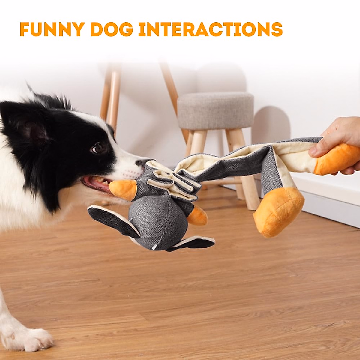 Dog Toys Soft Squeaky Durable Interactive Dog Chew Toys Stuffed Dog Toys Stimulates Puppy Teething Plush Animal Active Chewing Outdoor Reduce Boredom Squeaky Plush Durable Pet Interactive Koala