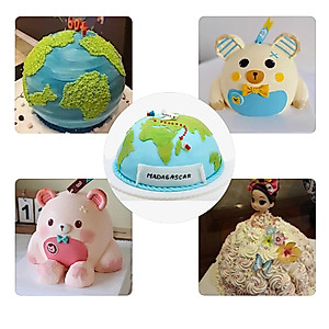 6 Inch Dome Cake Pan, Football Cake Pan, Hemisphere Cake Mold, DIY 3D Soccer Cake Pan, Aluminum Alloy Cake Molds Nonstick Baking Tools