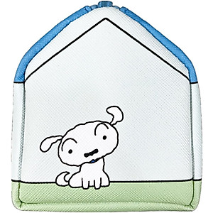 Tees Factory KS-5543193SK Crayon Shin-chan Shiro Shin-chan Pen Pouch, White, H 3.1 x W 7.5 x D 2.8 inches (8 x 19 x 7 cm)
