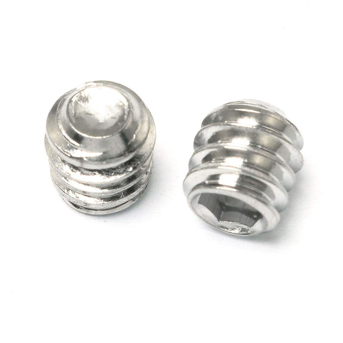 Pro Bamboo Kitchen 25pcs 1/4-20 x 1/4" Hexagon Hex Socket Set Screws 304 Stainless Steel Full Thread Cup Point Grub Screws