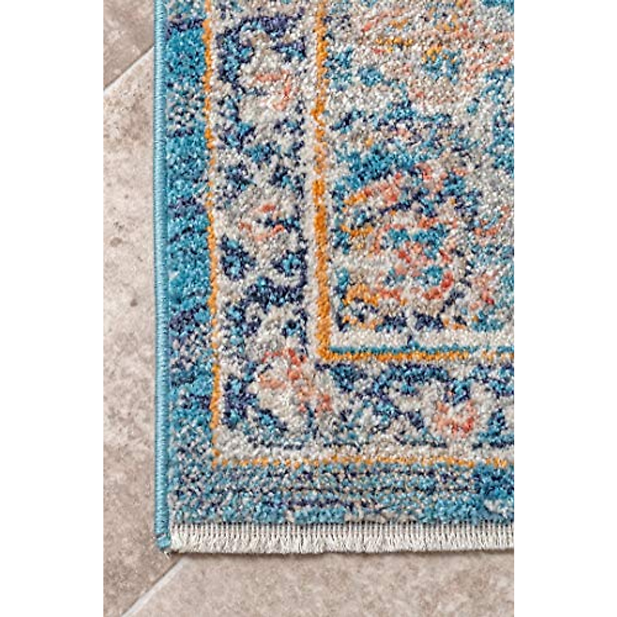nuLOOM Corolla Persian Vintage Area Rug, 10' 2" x 14', Beige