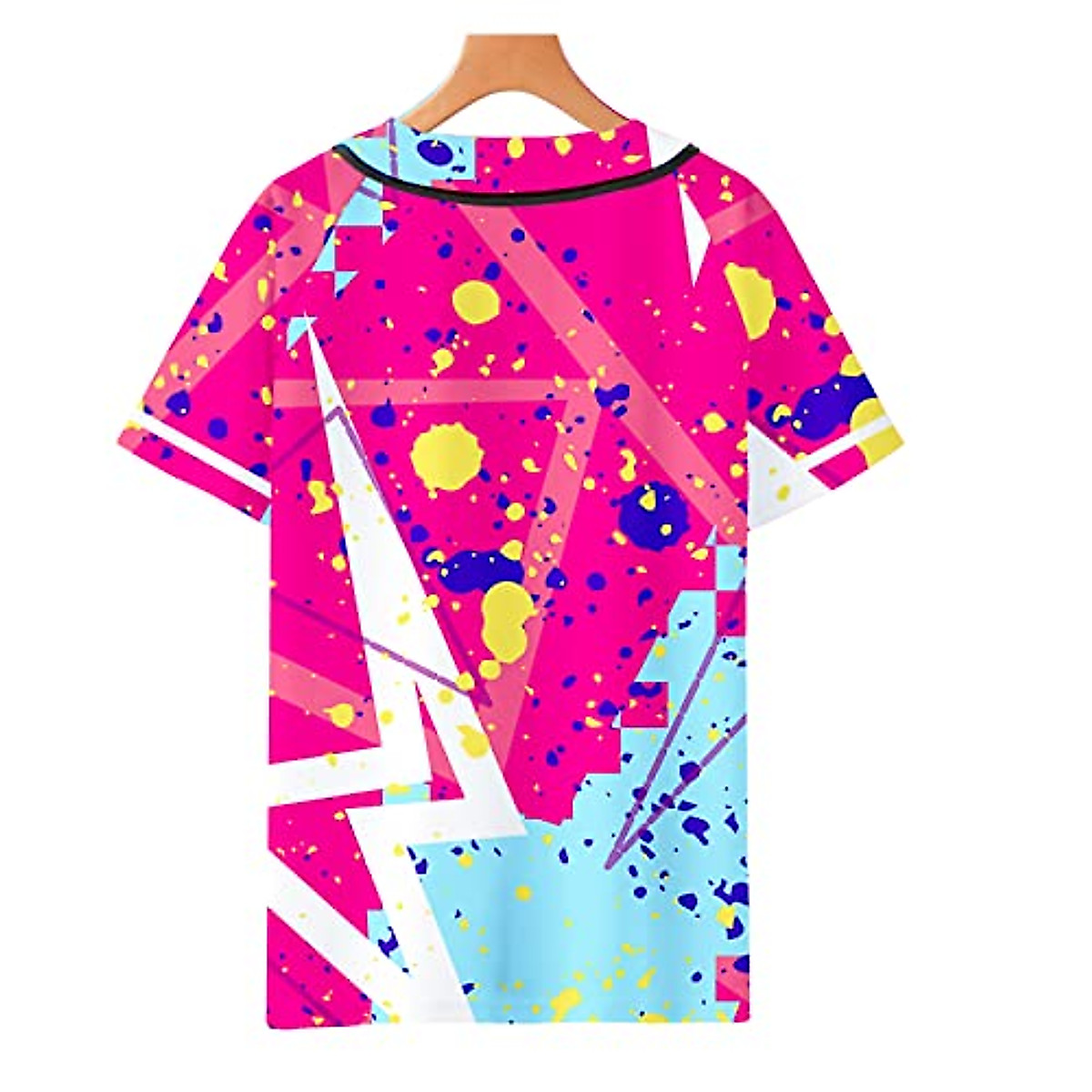 XSFX Bel Air Jersey for Women, 90s Outfits for Men for Hip Hop Party Club and Pub Fuchusia Medium