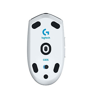 Logitech G305 Lightspeed Wireless Gaming Mouse, HERO Sensor, 12,000 DPI, Lightweight, 6 Programmable Buttons, 250h Battery Life, On-Board Memory, Compatible with PC/Mac - White (Renewed)