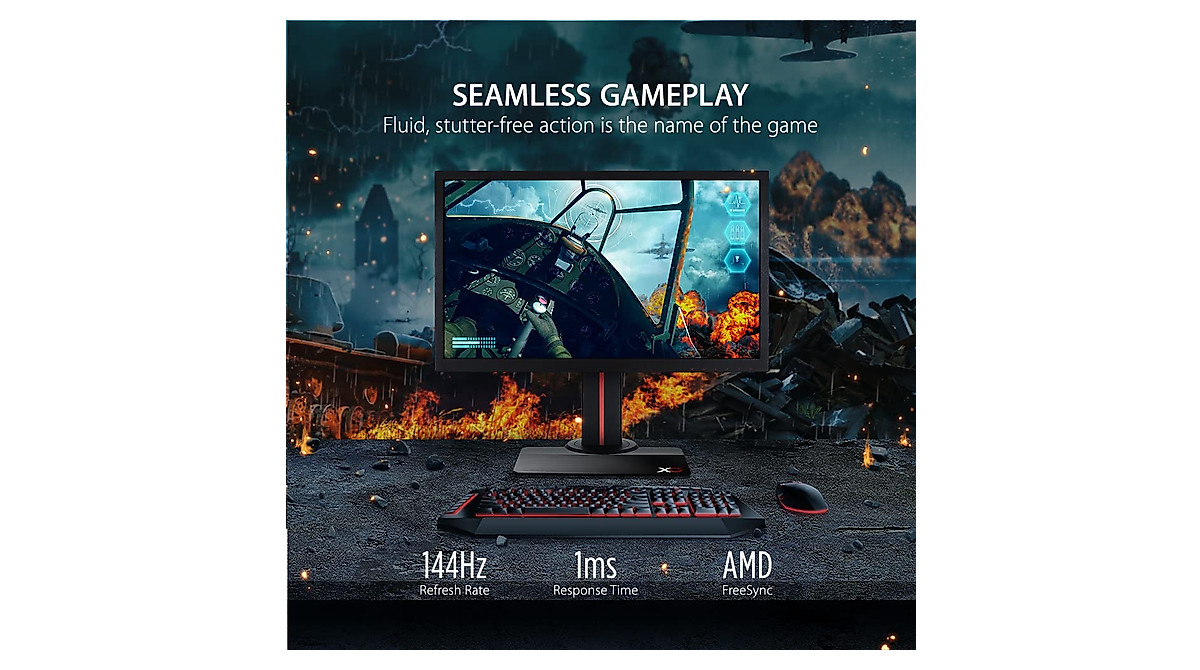 ViewSonic XG2402 24 Inch Gaming Monitor with 144Hz Refresh Rate
