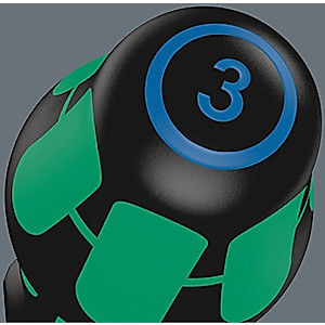 Wera Kraftform Plus 354 Hex-Plus 3mm Hexagon Professional Screwdriver, 3" Shaft Length,5023110001