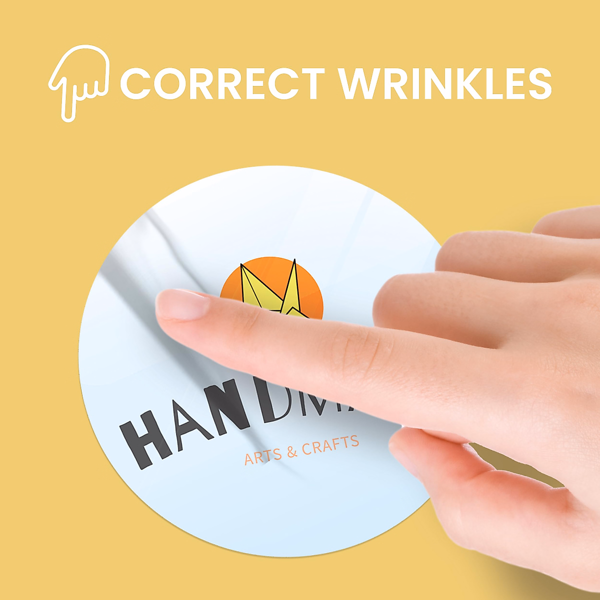 Hot4TShirts Logo Stickers Customized Stickers for Business Logo — Custom Decals Vinyl — Customized Labels — Individually-Cut Waterproof (Circle)