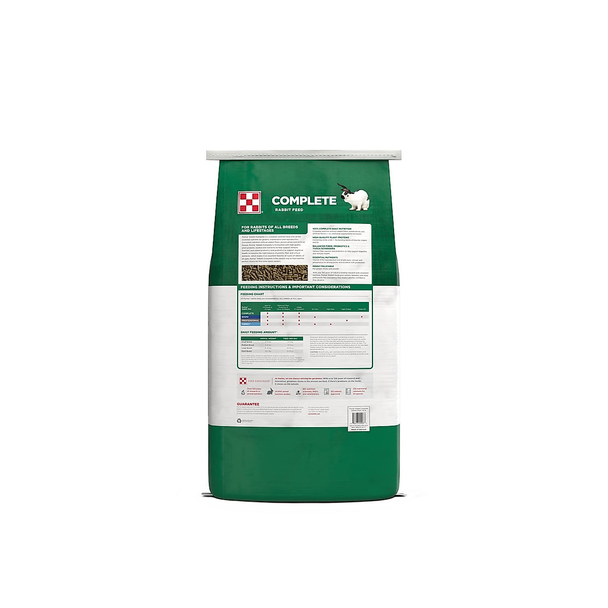 Purina Rabbit Food Complete Pellets, 25 lb