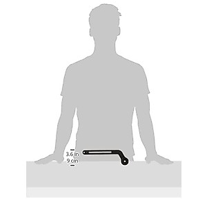 Scotty #140 Kayak/SUP Transducer Mounting Arm, Slip Disks Included, Fits All Scotty Post Mounts,Black