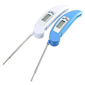 Fast Folding LCD Digital Probe Thermometer BBQ Barbecue Meat Baking Thermometer