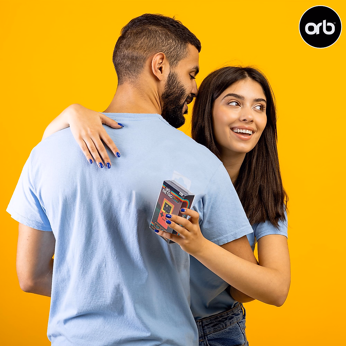 Thumbsup UK, ORB, Retro Handheld Console, 150 8-Bit Games, OR-RETHC