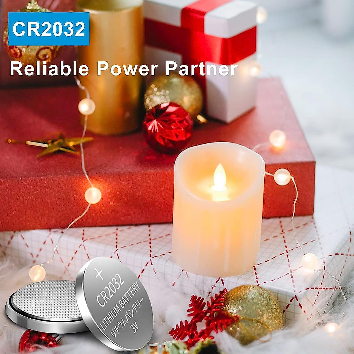 WANZELONYO CR2032 Lithium Coin Battery 3V Bulk CR 2032 Button Cell 250 Pack 230mAh