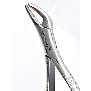 German Dental Extracting Forceps #151-Lower Bicuspid, Lower Incisor, Lower Root, Universal Extraction Forceps Dental Instruments -Cynamed