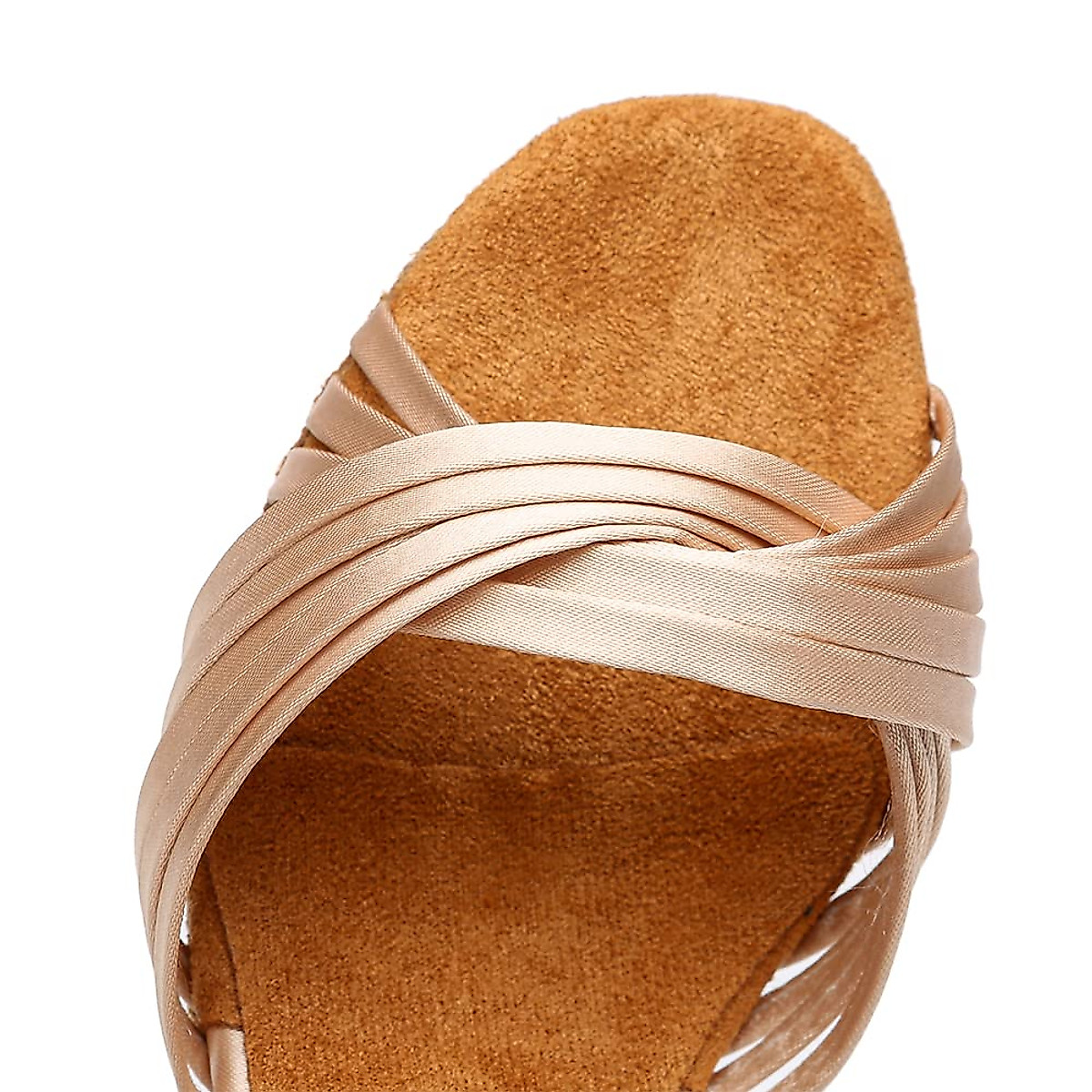 VCIXXVCE Women Latin Dance Shoes Satin Professional Ballroom Salsa Practice Performance Dancing Shoes,YCL255-6,Pink,10 B(M) US