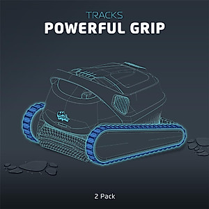 Dolphin Genuine Replacement Part — Durable, Multi-Surface Blue Tracks (2PK) for Traction and Movement (S-line Models) — 99831521-R2