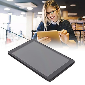 Septpenta Dual Sim Tablet, 8in 800X1280 HD Full Screen 3G 32G Dual Speaker 2TB Expansion Storage Quad Core CPU LTE Tablet, 800MHz 2MP Front 5MP Rear for Home Office for Android(USA)