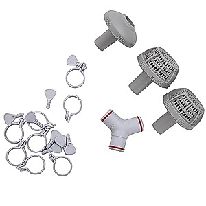 Outsunny 14' x 10' x 3' Above Ground Swimming Pool, Non-Inflatable Rectangular Steel Frame Pool with Filter Pump, Safety Ladder for 1-6 People, Brown