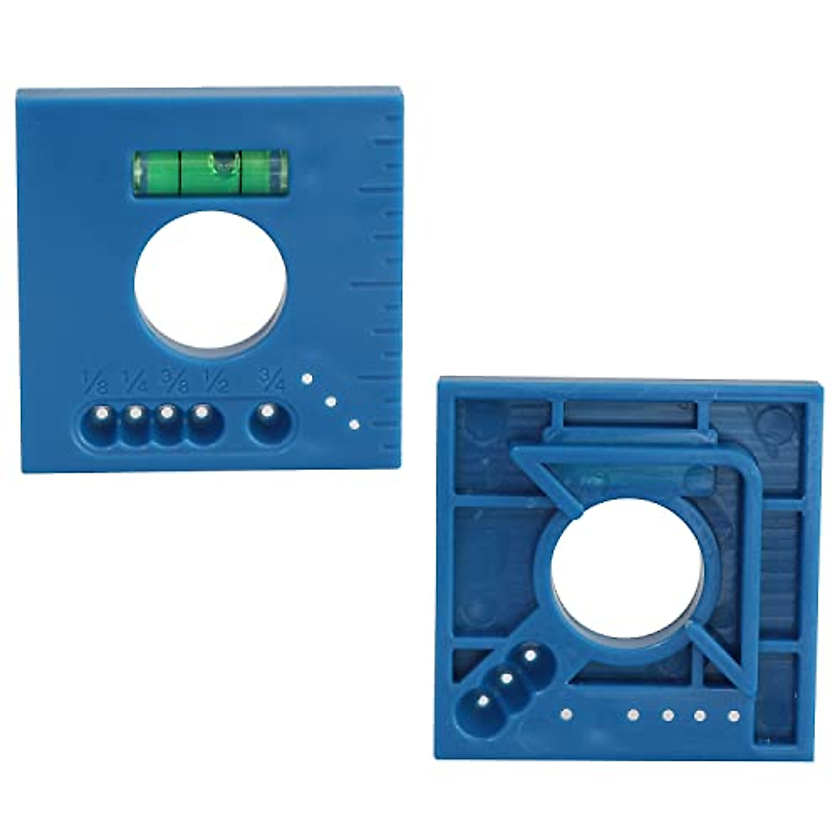 Offset Ruler Trim ZRM&E Blue Measuring Tool Window Cutting Parallel Lines Corners Position Mark Tools for Nails, Screws or Cutting Marking Offset, 5 in 1 Multifunction Ruler