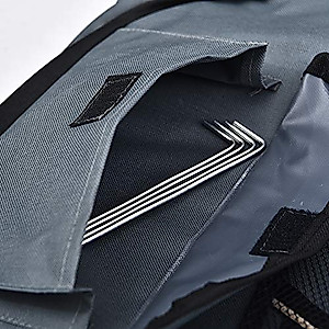 Amazon Basics Portable Soft Pet Dog Travel Playpen, Large (45 x 45 x 24 Inches), Grey