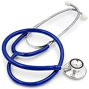 MABIS Spectrum Dual Head Lightweight Cardiology Stethoscope, Blue