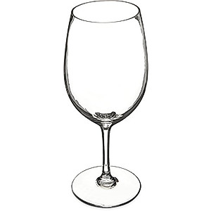 Carlisle FoodService Products Alibi Wine Glass Clear Glass for Restaurants, Catering, Kitchens, Plastic, 20 Ounces, Clear