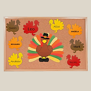4E's Novelty 8" Foam Turkey Blank Cut Outs Shapes 24 Pack- Thanksgiving Crafts for Kids Bulk, Thanksgiving Craft for Toddler Kids Classroom Preschool Bulletin Board Supplies