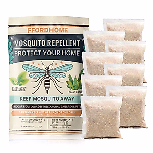 Mosquito Repellent for Patio, Mosquito Repellent Outdoor,Mosquito Repellents for Yard, Backyard, Camping, Indoor Mosquito Repellant, Mosquito Control for Room(8PACK)…