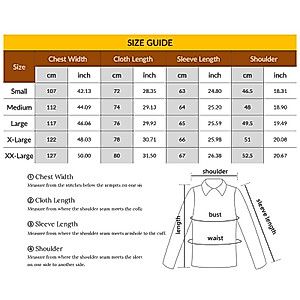 Men's Long Sleeve Slim-Fit Lightweight Plaid Cotton Shirt (199, Royal Blue, Large+)