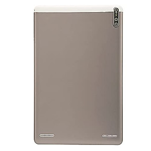 HEEPDD 10 Inch Tablet, USB C Charging Port Dual SIM Card Dual Standby 3GB RAM 64GB ROM Grey Multi Language Support Tablet PC 13MP Rear Camera for Daily Use (US Plug)