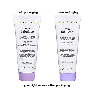 EVO Fabuloso - Platinum Blonde Toning Conditioner - Color Care Conditioner for Color-Treated Hair - Nourishing Hair Treatment for Dry Hair & Instant Colour Boost - 220ml / 7.5 Fl Oz