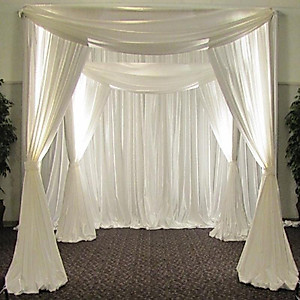 Tableclothsfactory 4 Post Height Adjustable Canopy Chuppah Mandap Wedding Photo - Hardware Kit Only