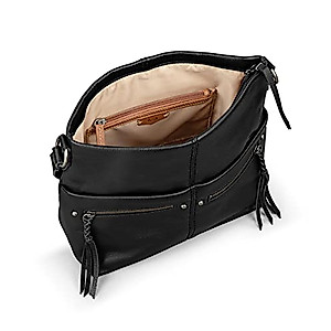 The Sak Ashland Bucket Bag in Leather, Black Solid