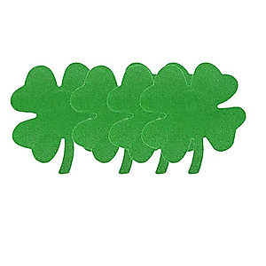 BinaryABC St.Patrick's Day Shamrock Nipple Covers Breast Pasties,St Patricks Day Decorations,Self Adhesive,10 Pairs (Green)
