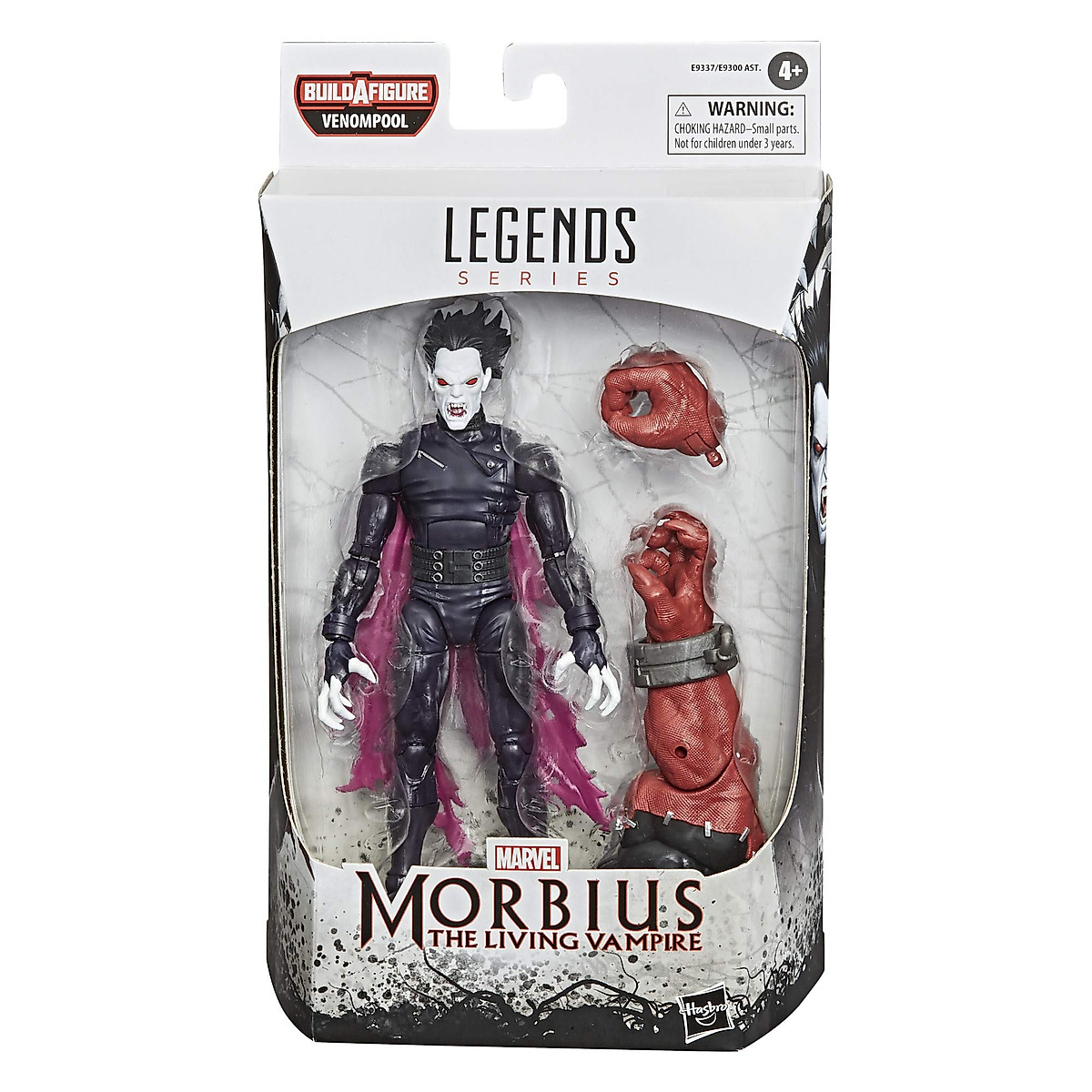Marvel Hasbro Legends Series Venom 6-inch Collectible Action Figure Toy Morbius, Premium Design
