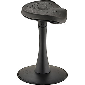 Safco Products 2271BL Fidget Active Stool, 18", Black