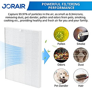 C545 True HEPA Replacement Filter S Compatible with Winix C545 Air Purifier, Replaces for Winix Filter S 1712-0096-00, 4 Pack H13 Grade True HEPA Filters