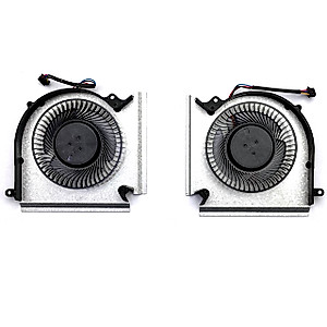 BestParts Genuine CPU+GPU Cooling Fan Replacement for MSI GE66 10UH 10UG 10UE 11UH 11UG 11UE 12UHS 12UGS, GP66 10UH 10UG 11UH 11UG 12UGS 12UHSO (RTX 30 Series) MS-1544 MS-1545 PABD08008SH N453 N454