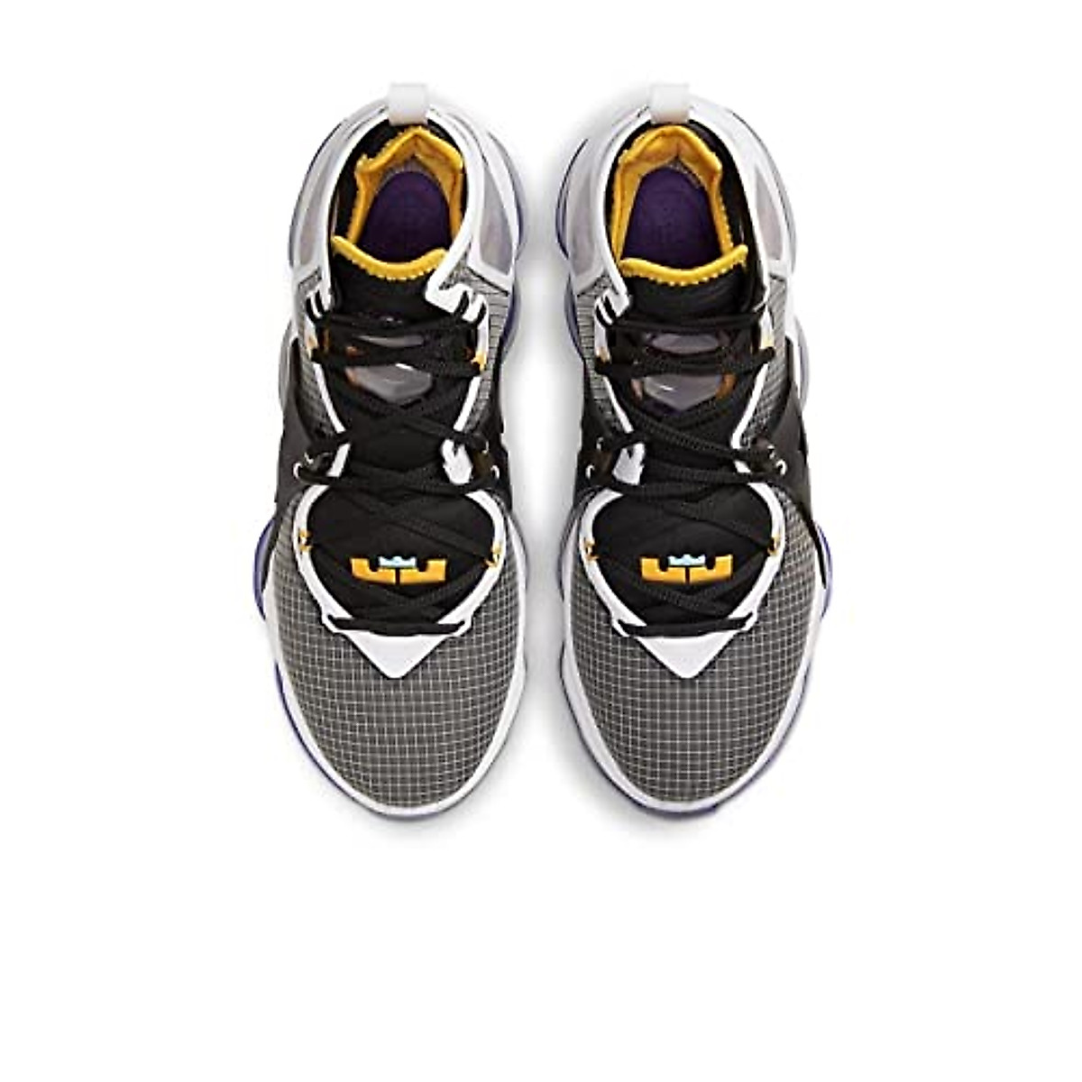 Nike Men's Lebron 19 Basketball Shoes, Black/University Gold Noir, 8.5