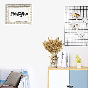 PASYOU Golden Fake Plants, Artificial Flowers Decoration for Christmas Antlers Grass Plastic Faux DIY Crafts Indoor Outdoor Home Garden Party Room Bedroom Wedding Table Centerpiece Decor, Gold 4 Pack