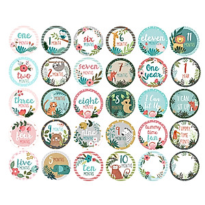 Boppy Preferred Milestones Pillow Cover, Cream Penny Dot, Ivory