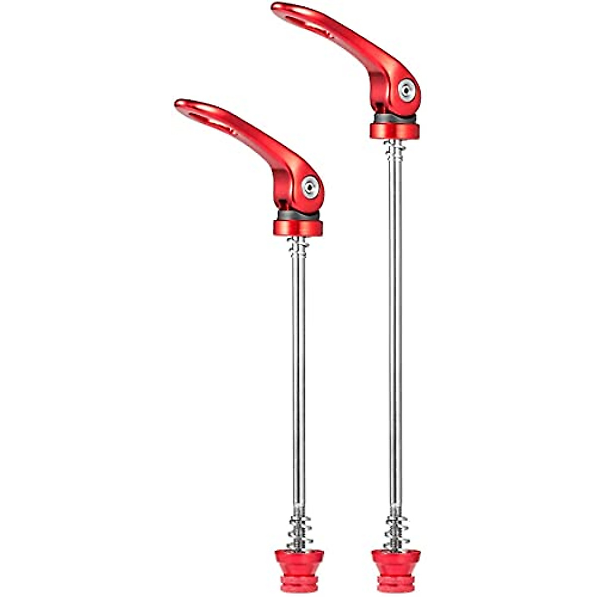 Chooee Quick Release Skewers Front & Rear Set for Mountain bike,red