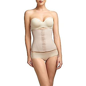 Squeem - Perfectly Curvy, Women's Firm Control Strapless Waist Cincher Beige